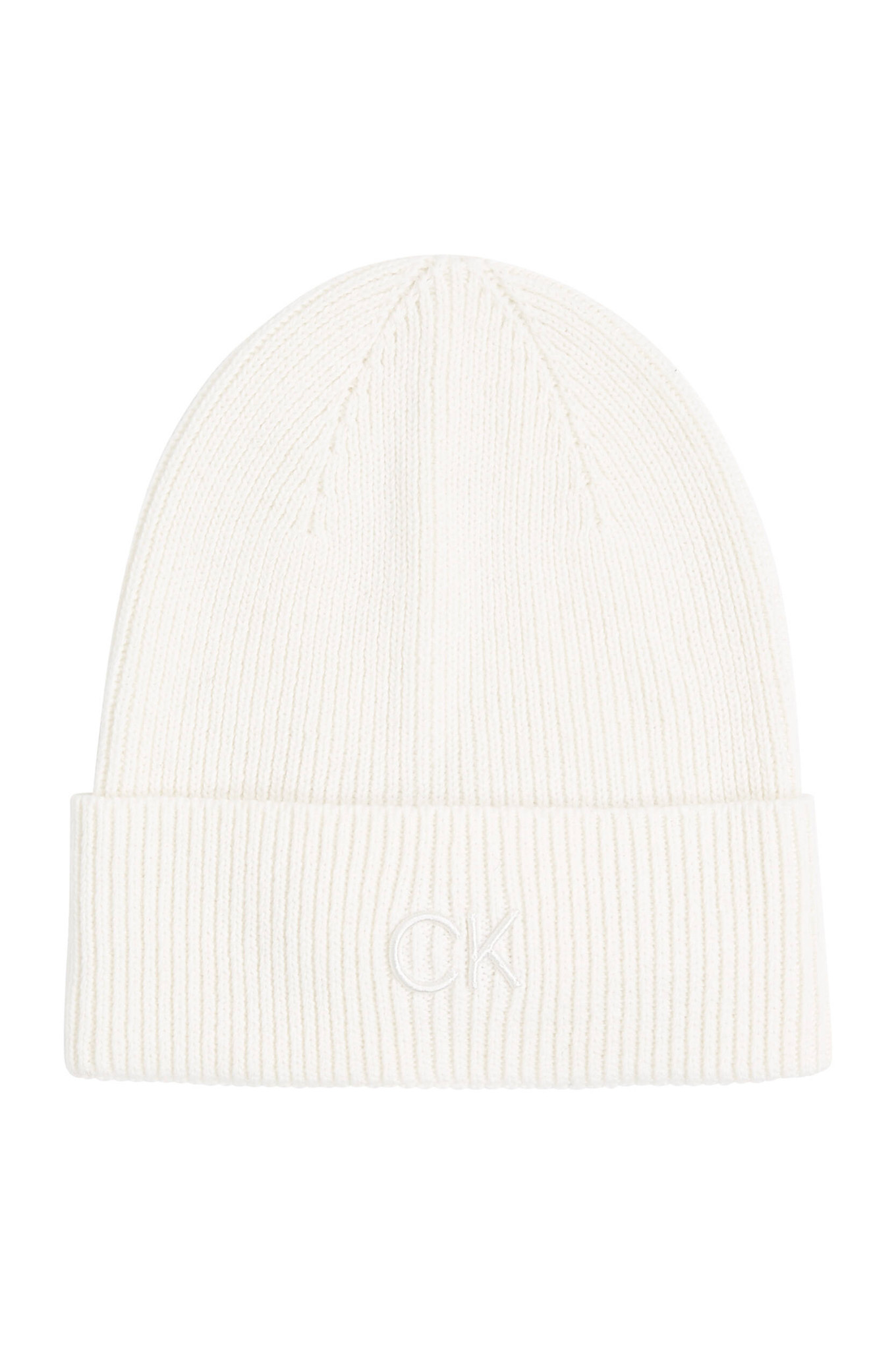 CALVIN KLEIN CK EMBROIDERY FINE RIB BEANIE K60K612590 Calvin Klein